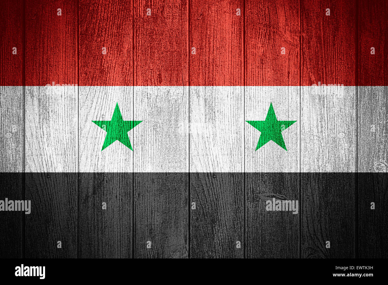 Drapeau syrie en bois Banque de photographies et d’images à haute ...