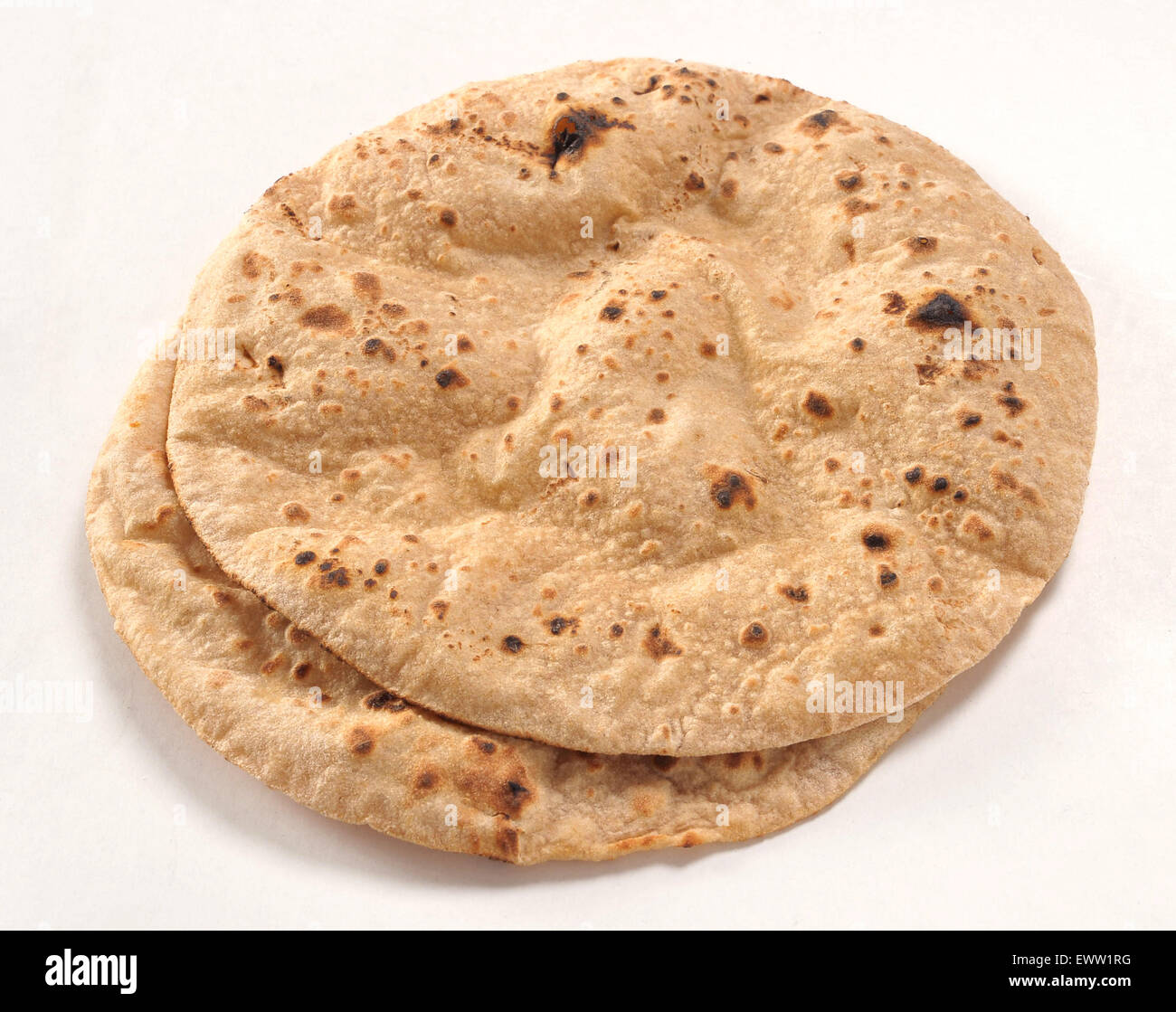 Fresh And Sex Chapati Roti Préparés Avec De La Farine De Blé Pur Photo