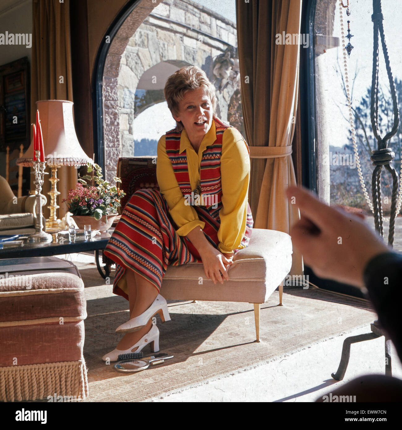 Österreichische Schauspielerin Maria Schell, Deutschland 1970 er Jahre ...