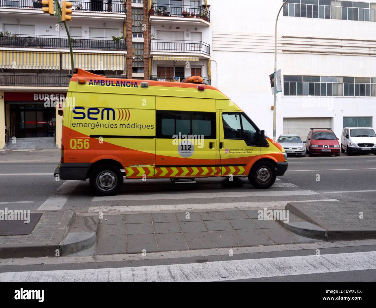 Spanish ambulance ambulancia spain Banque de photographies et d’images ...