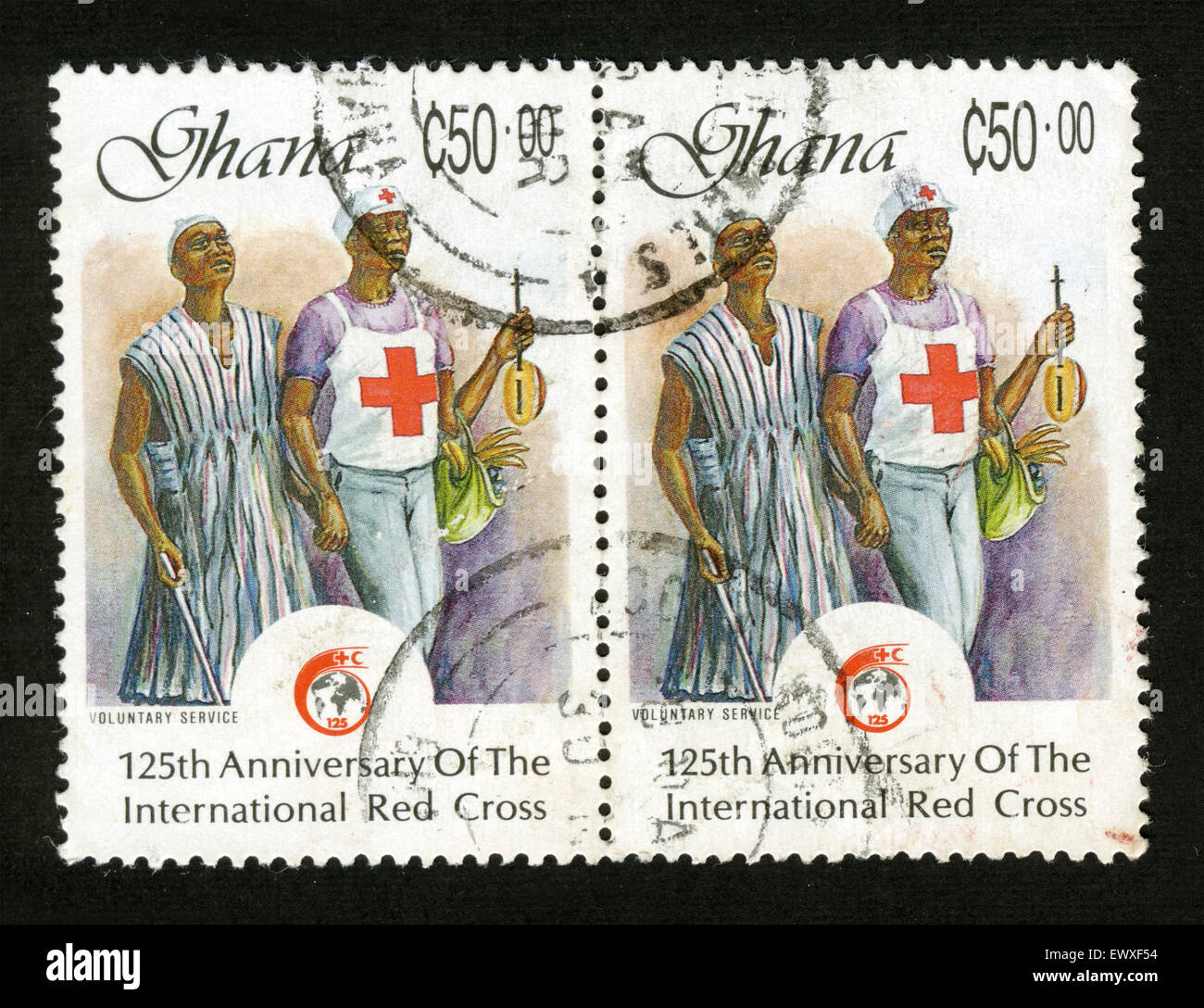 Ghana postage stamp stamps Banque de photographies et d’images à haute ...