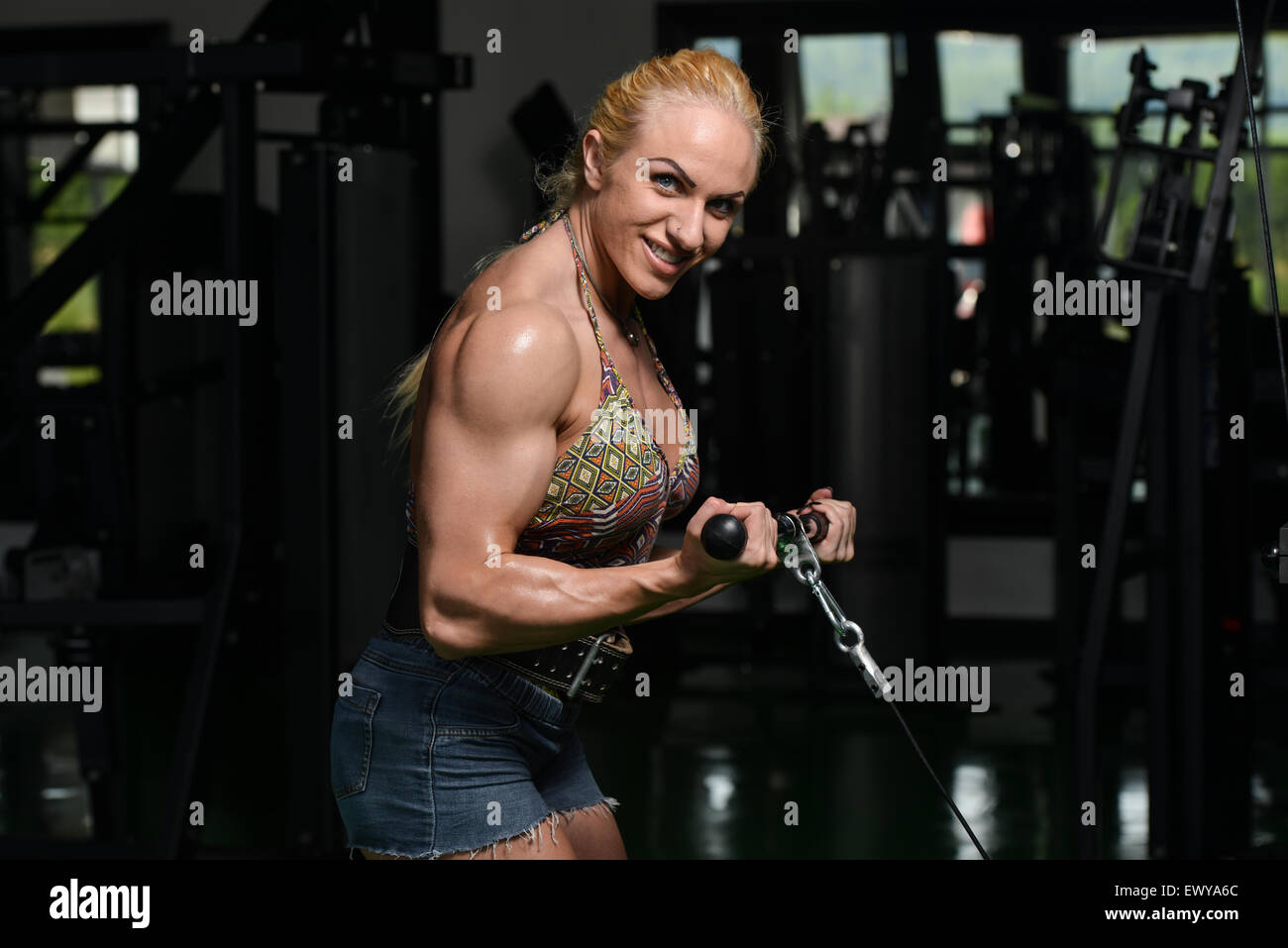 Female bodybuilder Banque de photographies et d’images à haute ...