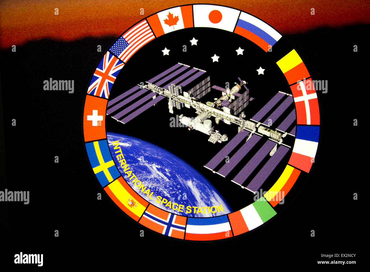 Logo pour la station spatiale internationale nasas iss Banque de ...
