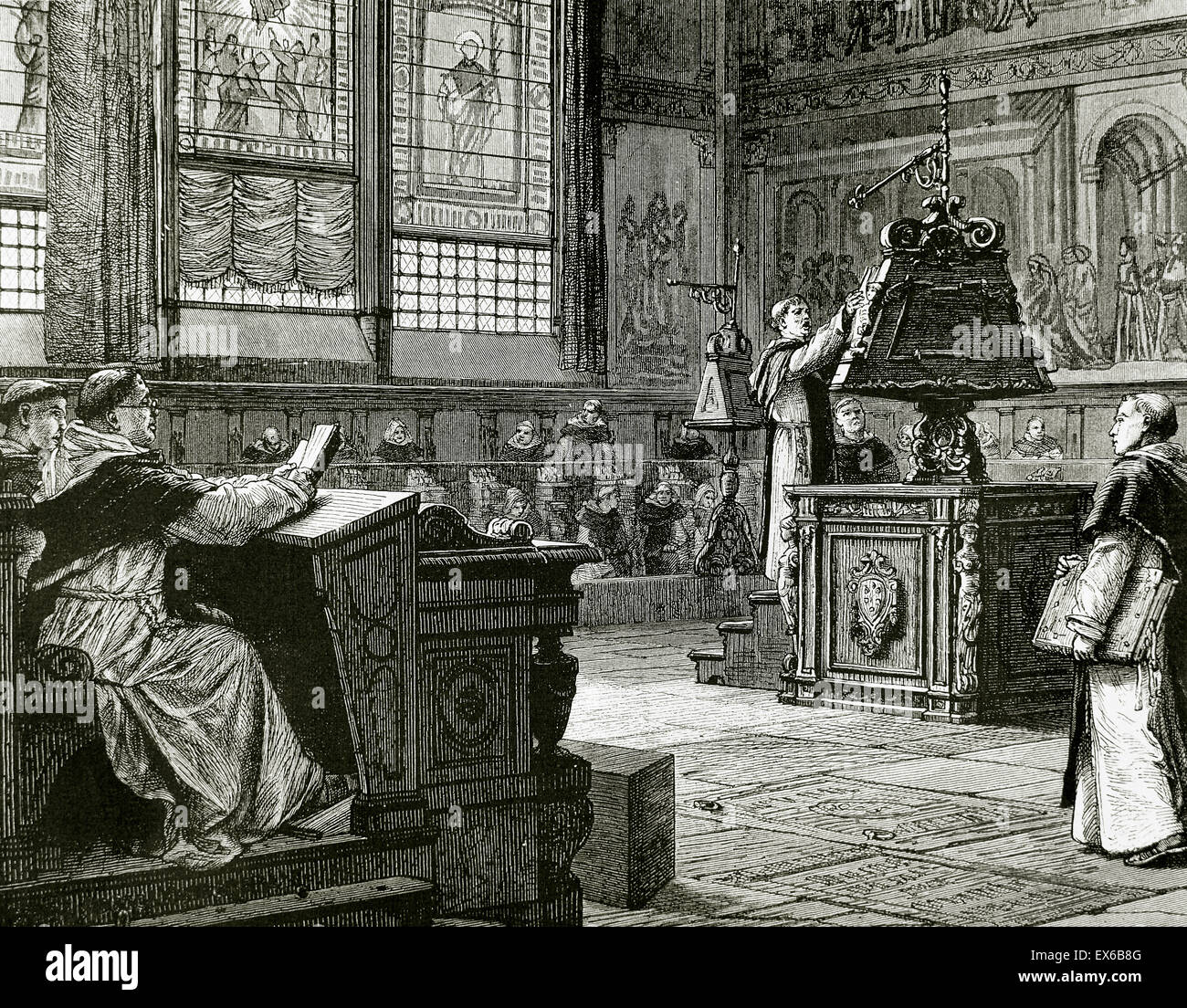 Moine dominicain 19eme siecle Banque de photographies et d’images à ...