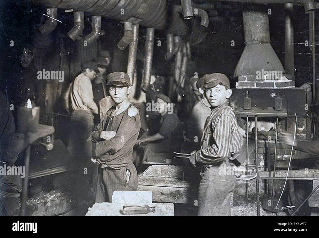Début des années 1900 enfants travailleurs Banque de photographies et d ...
