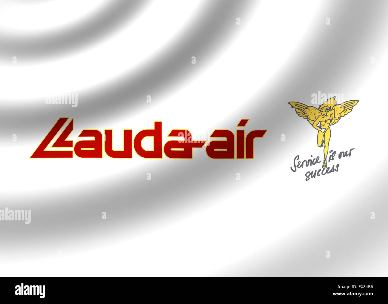 Lauda Air Airlines icône logo emblème signe symbole du drapeau Photo ...