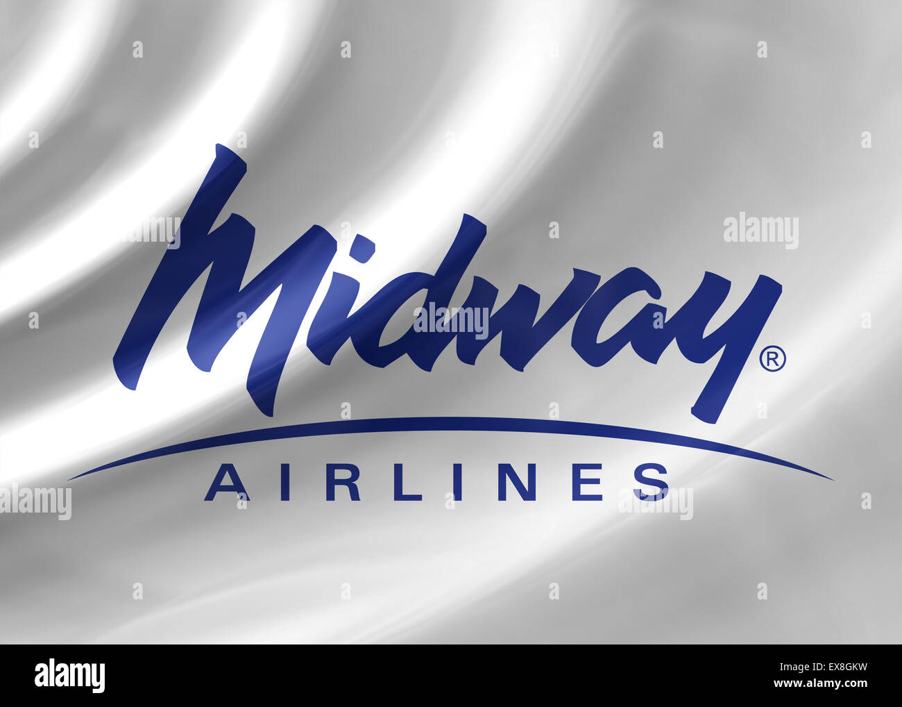 Midway Airlines icône logo emblème signe symbole du drapeau Photo Stock ...