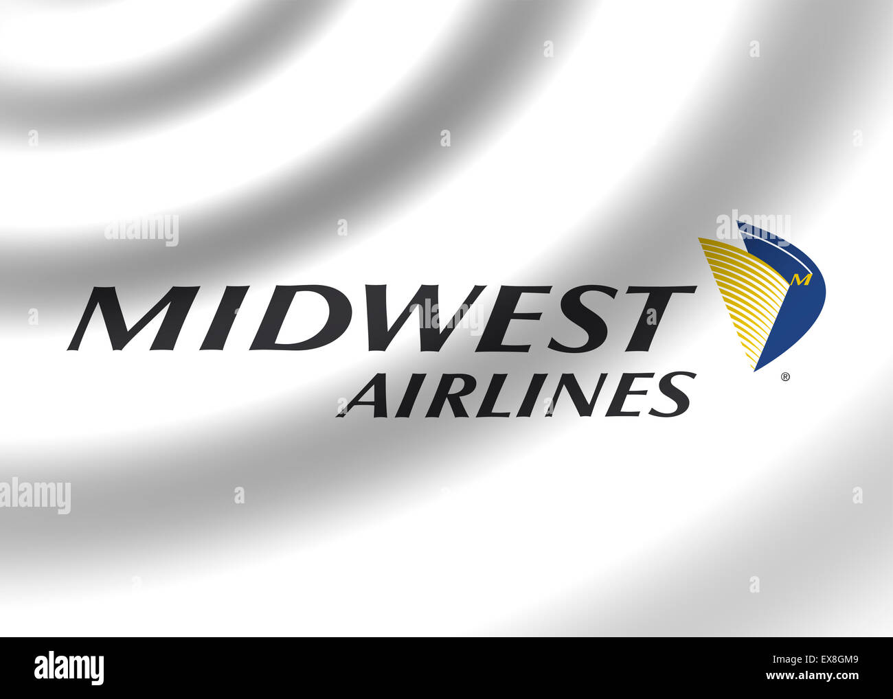 Midwest Airlines icône logo emblème signe symbole du drapeau Photo ...