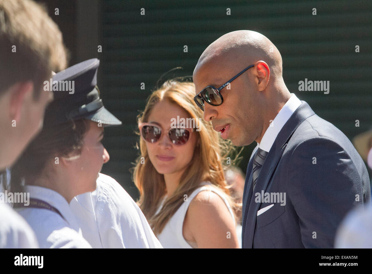 Andrea rajacic and thierry henry Banque d'image et photos - Alamy