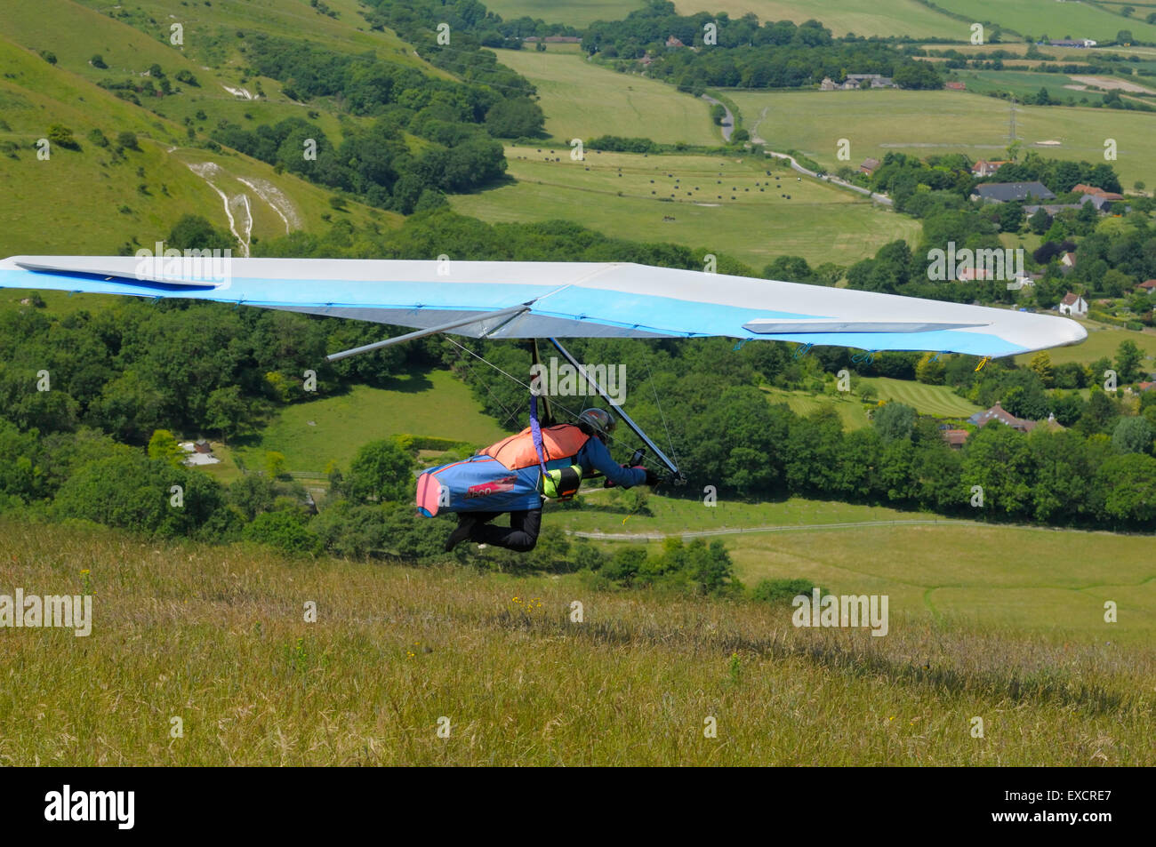 Décollage par deltaplane Banque de photographies et d’images à haute ...