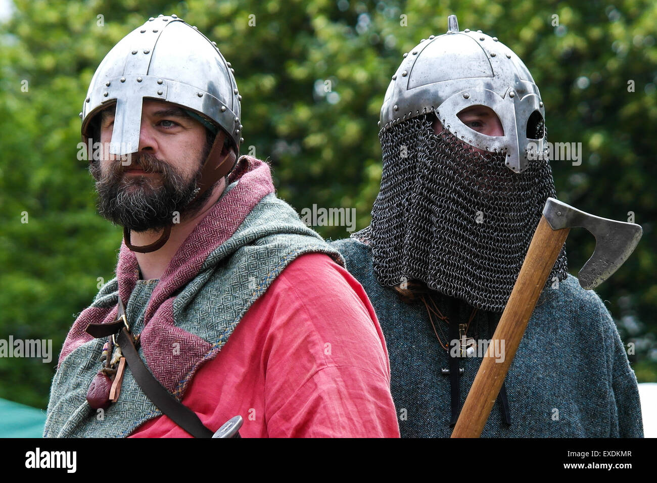 Soldats de Viking Photo Stock - Alamy