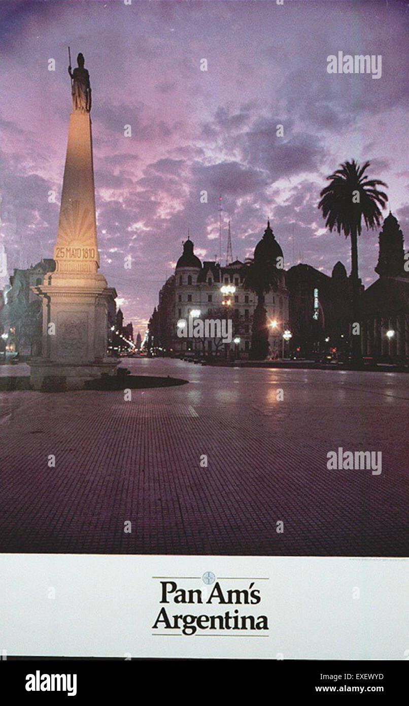 Affiche argentine vintage Banque de photographies et d’images à haute ...