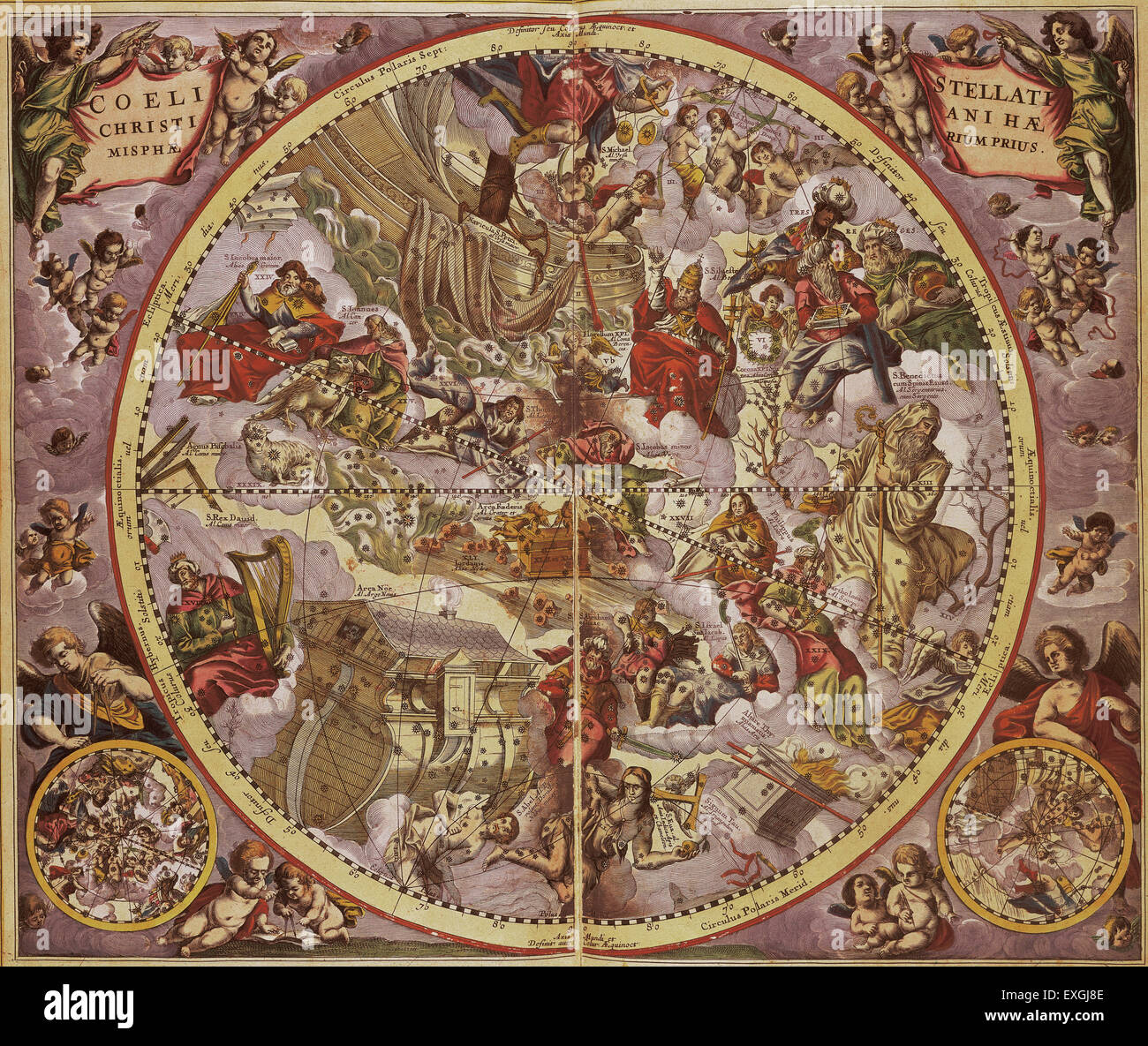 Andreas Cellarius (1596-1665). Néerlandais à l'cartographe. Harmonia ...