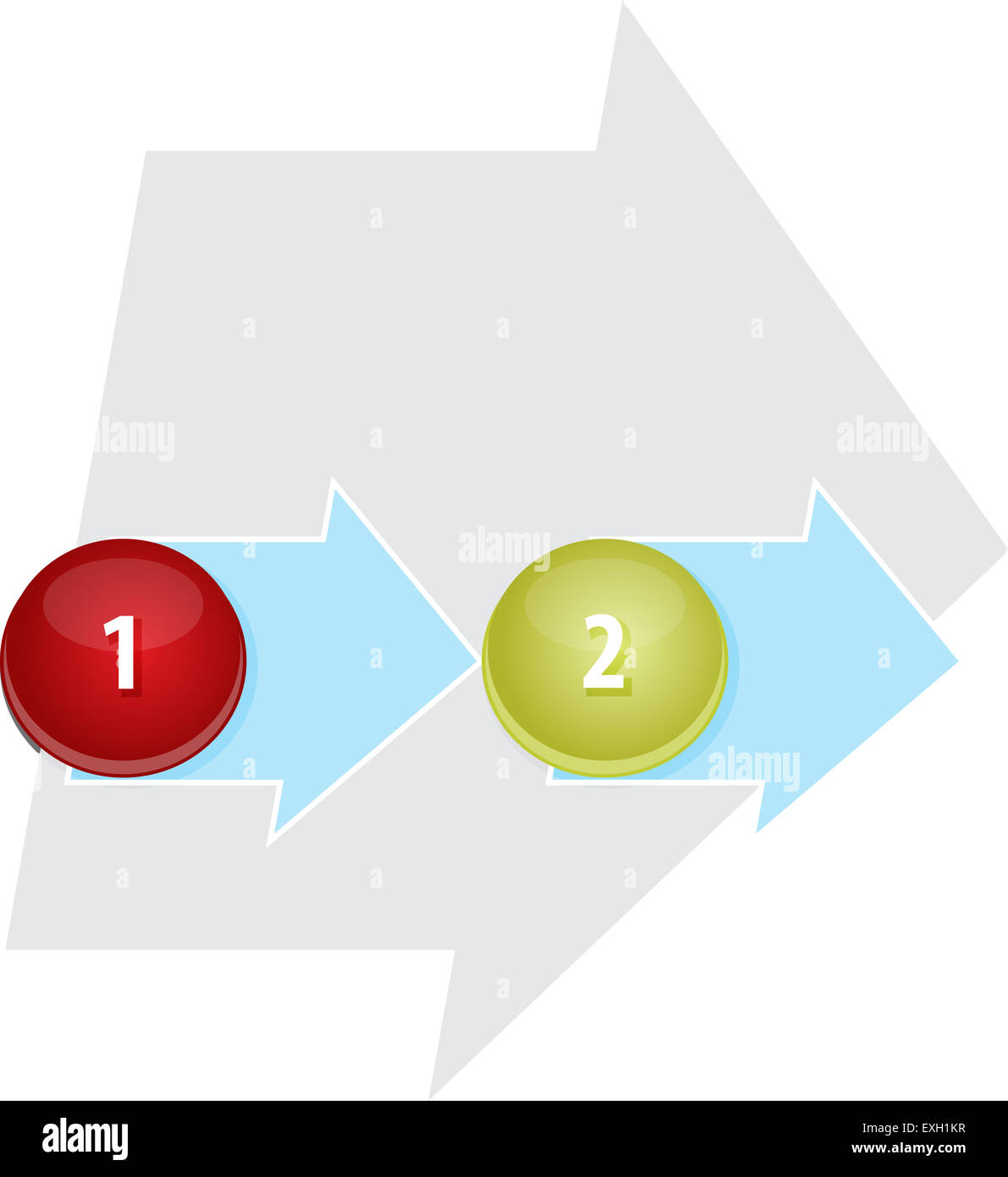 La stratégie de l'entreprise blanc infographie concept illustration diagramme de processus ...