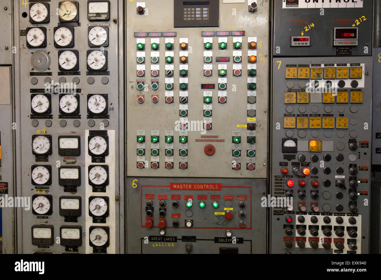 Panneau de contrôle Banque de photographies et d’images à haute ...