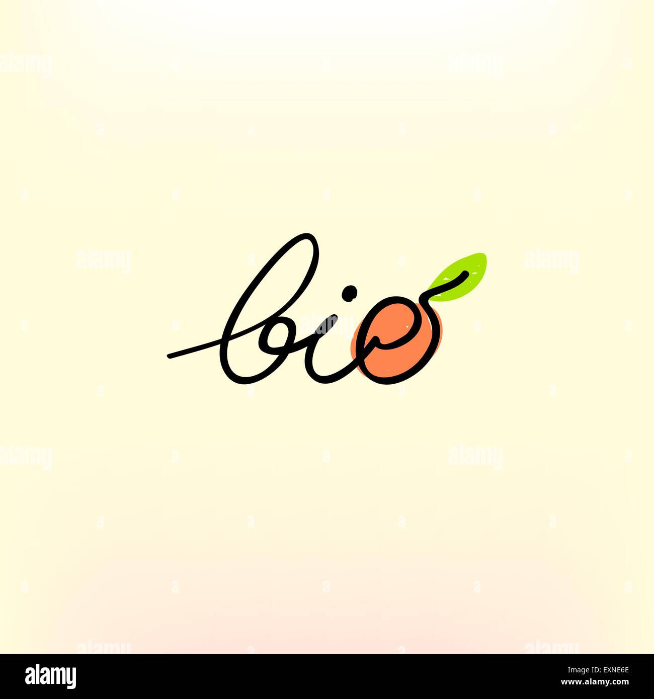 Label bio signe bio Banque de photographies et d’images à haute ...