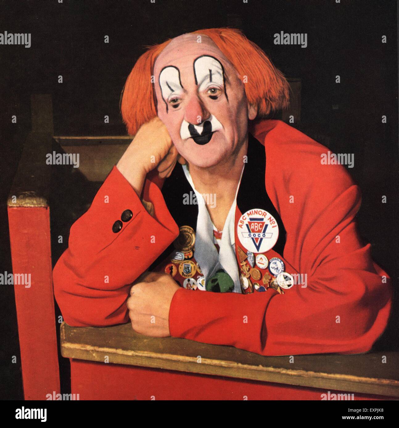 Coco the clown Banque de photographies et d’images à haute résolution ...