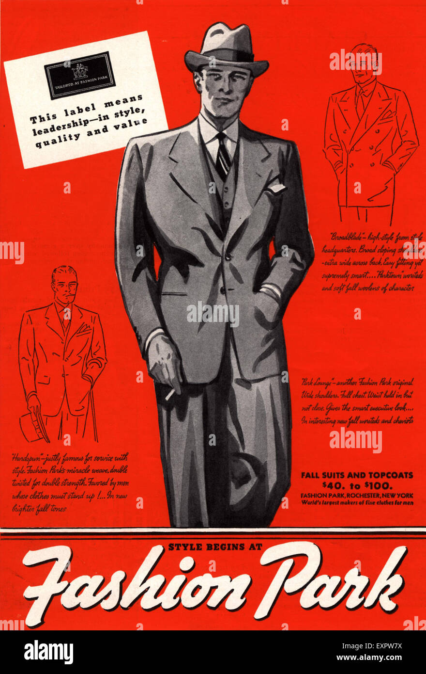 1930s fashion mens Banque de photographies et d’images à haute ...