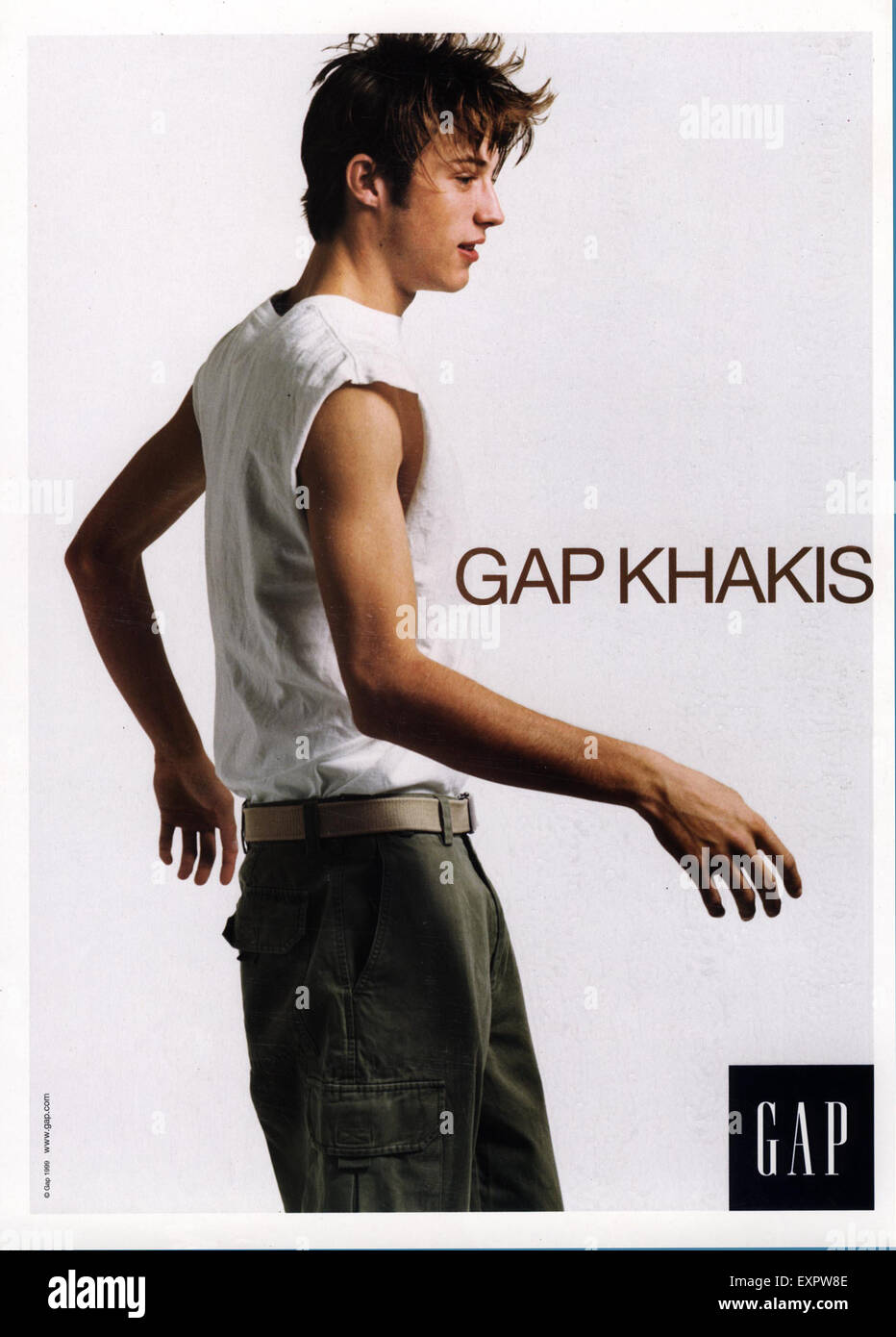 1990s uk gap magazine advert Banque de photographies et d’images à haute résolution - Alamy