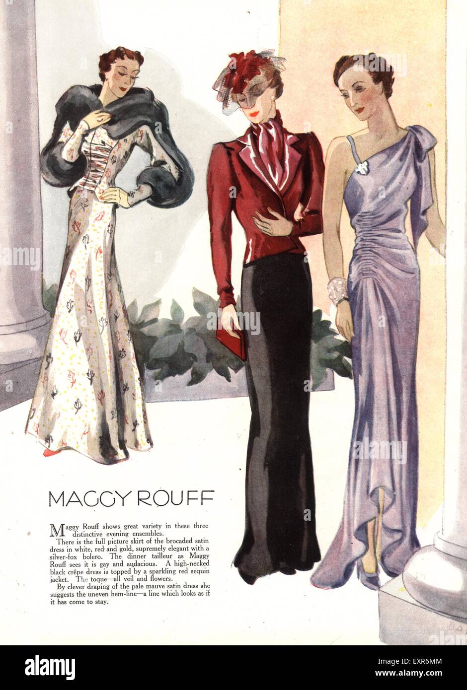 1930s uk fashion 1930s magazine Banque de photographies et d’images à ...