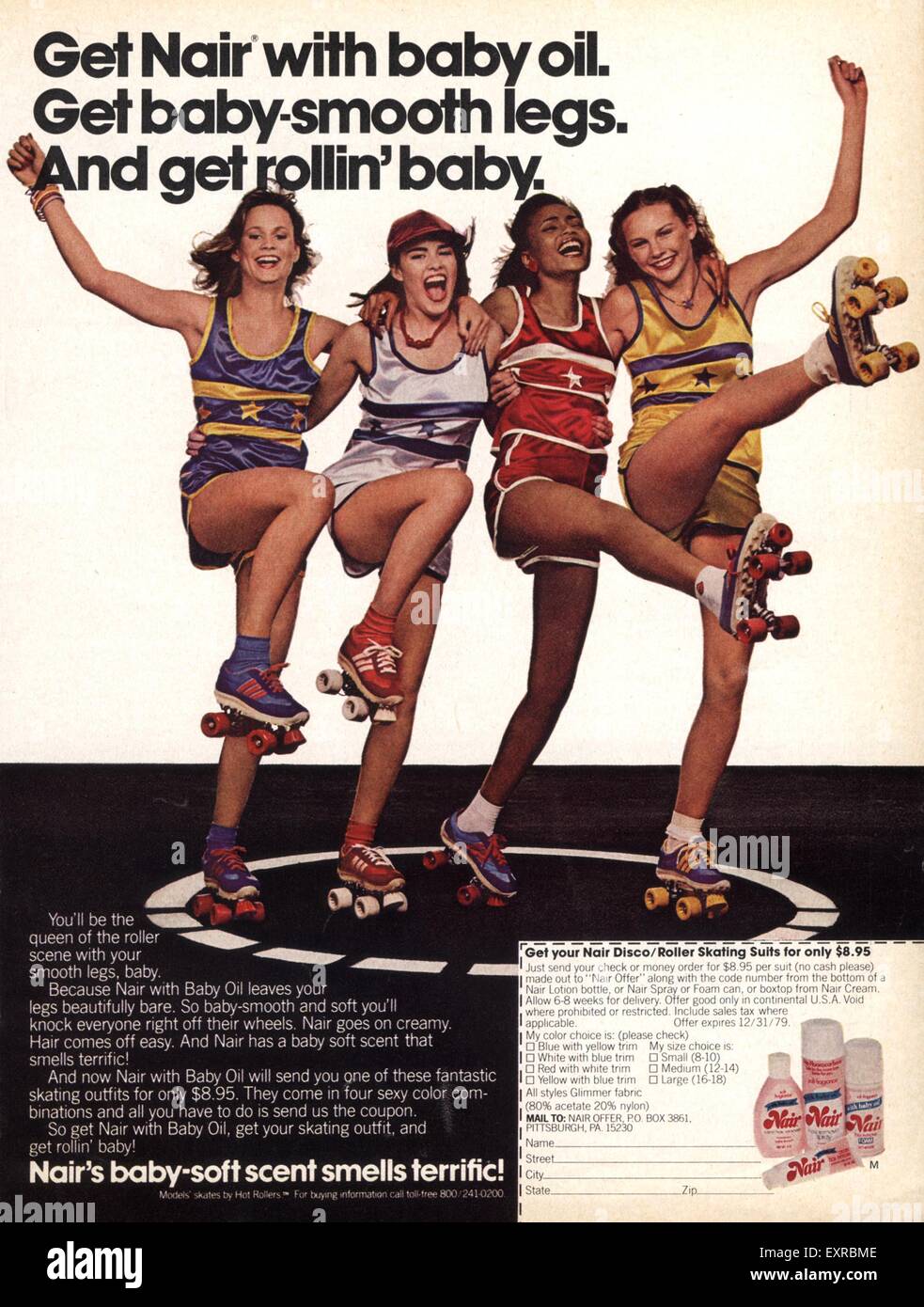 Roller skating 1970s Banque de photographies et d’images à haute résolution - Alamy