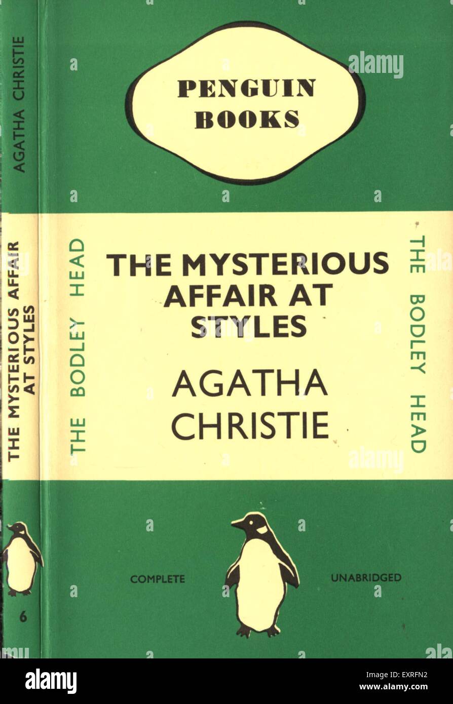 1950 UK La Mystérieuse Affaire de Styles La couverture de livre d ... 1950 UK La Mystérieuse Affaire de Styles La couverture de livre d ...