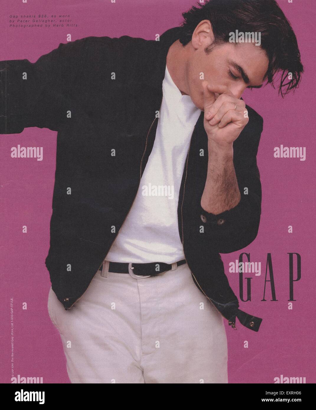 1990s uk gap magazine advert Banque de photographies et d’images à ...