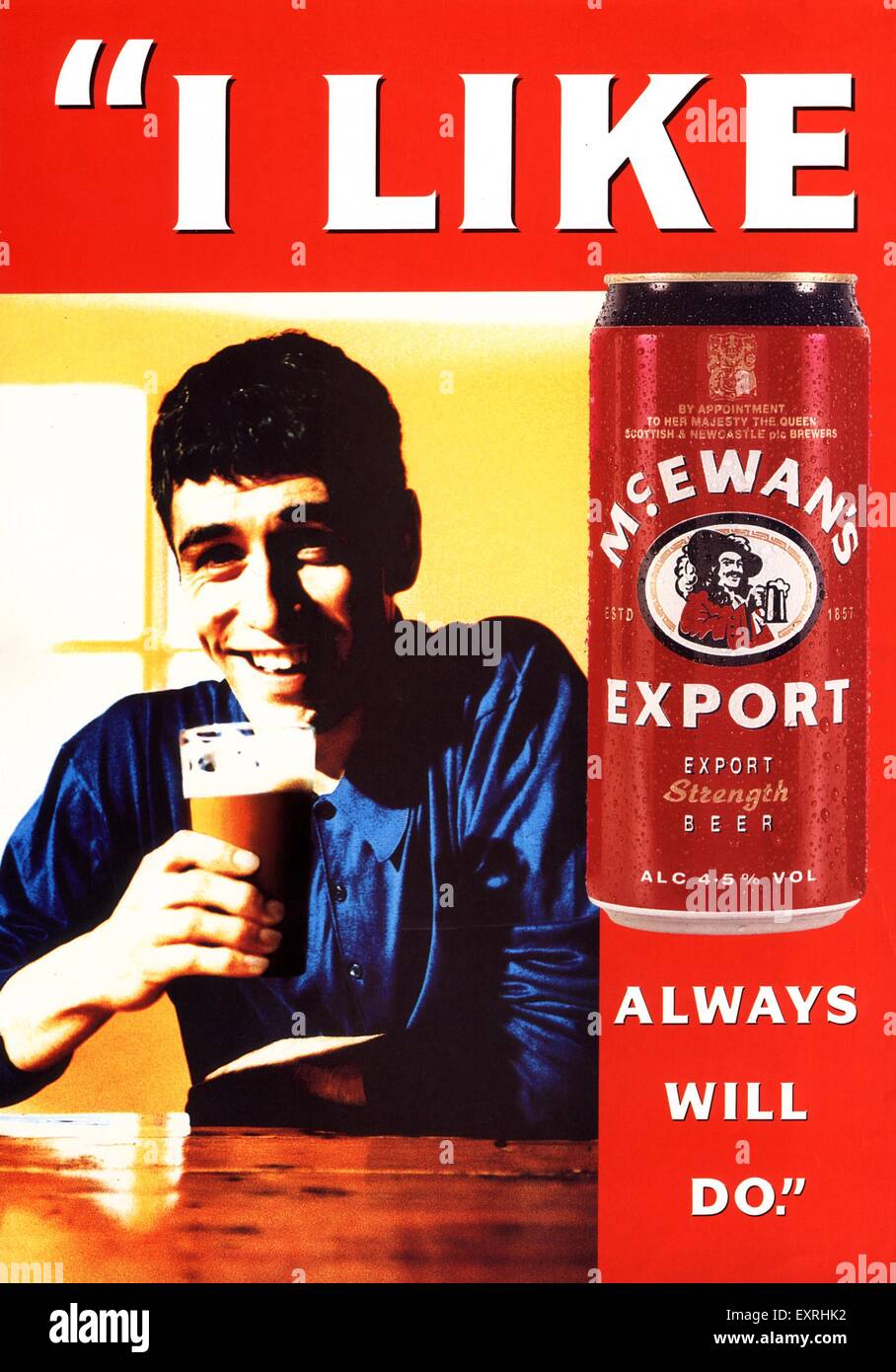 Uk advert 1990s drinks Banque de photographies et d’images à haute ...