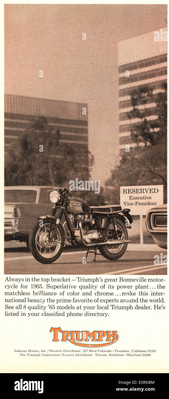 Triumph 1960s Banque de photographies et d’images à haute résolution ...