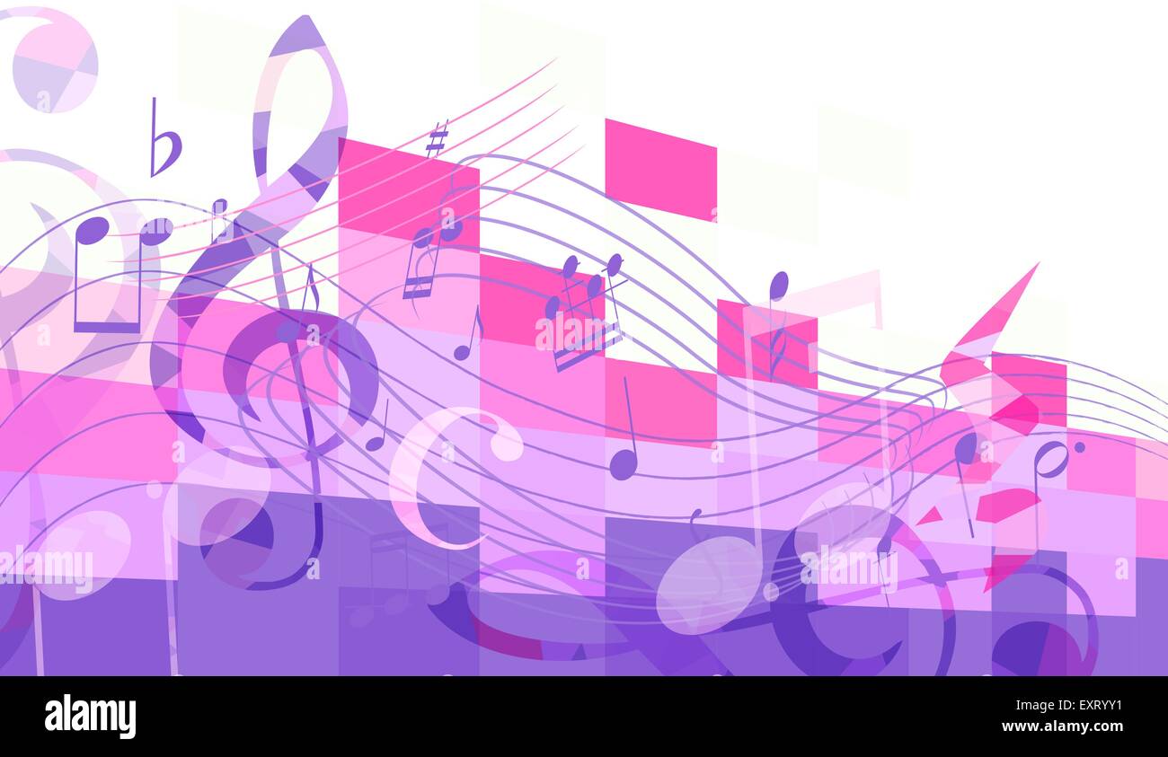 Fondo de notas musicales Banque de photographies et d’images à haute ...