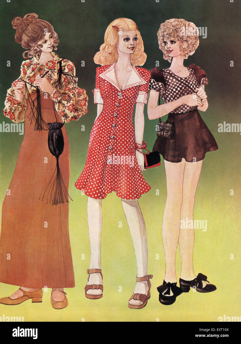 1970s fashion magazine Banque de photographies et d’images à haute ...