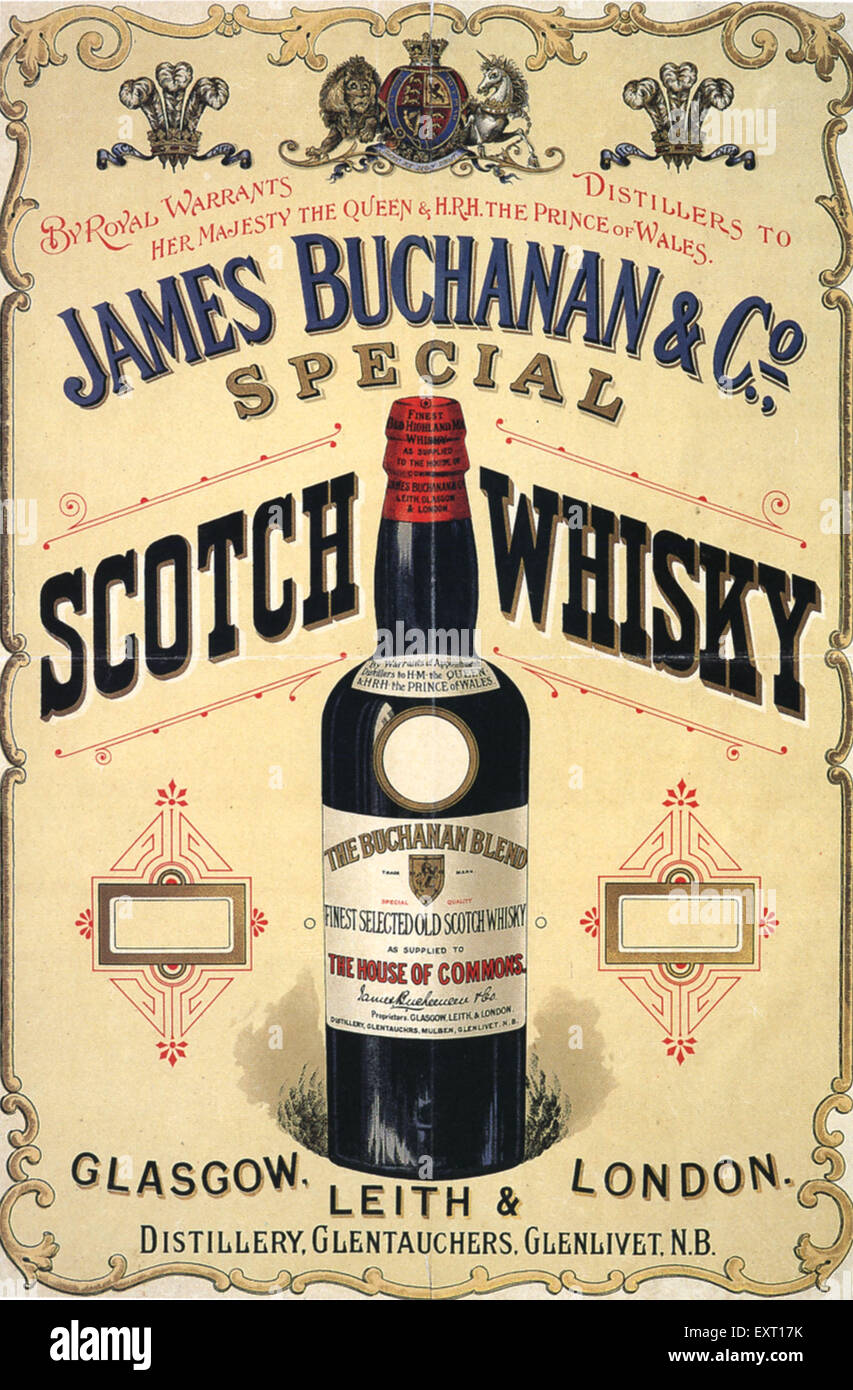 Buchanans whiskey Banque de photographies et d’images à haute ...