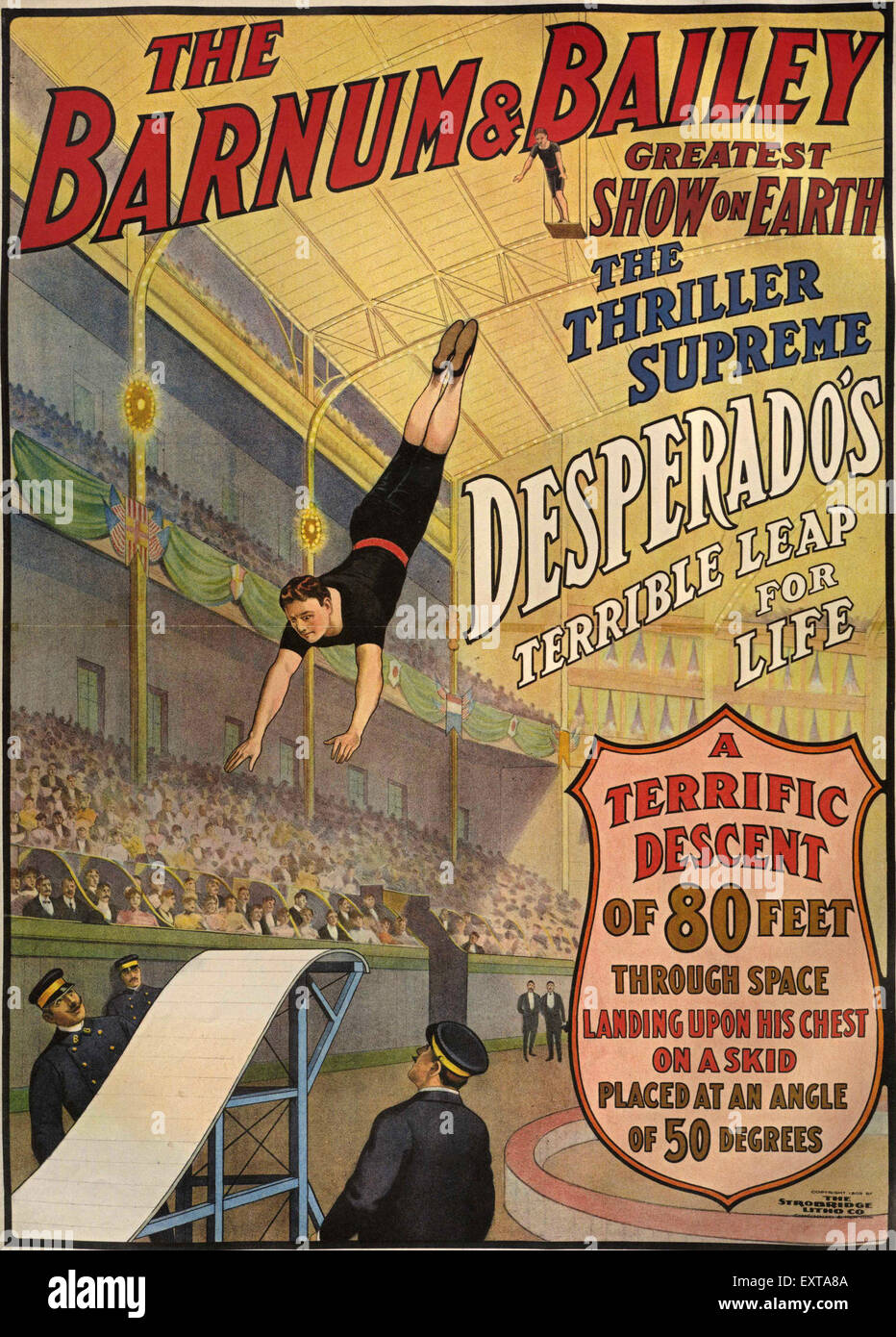 1900s usa circus poster Banque de photographies et d’images à haute ...