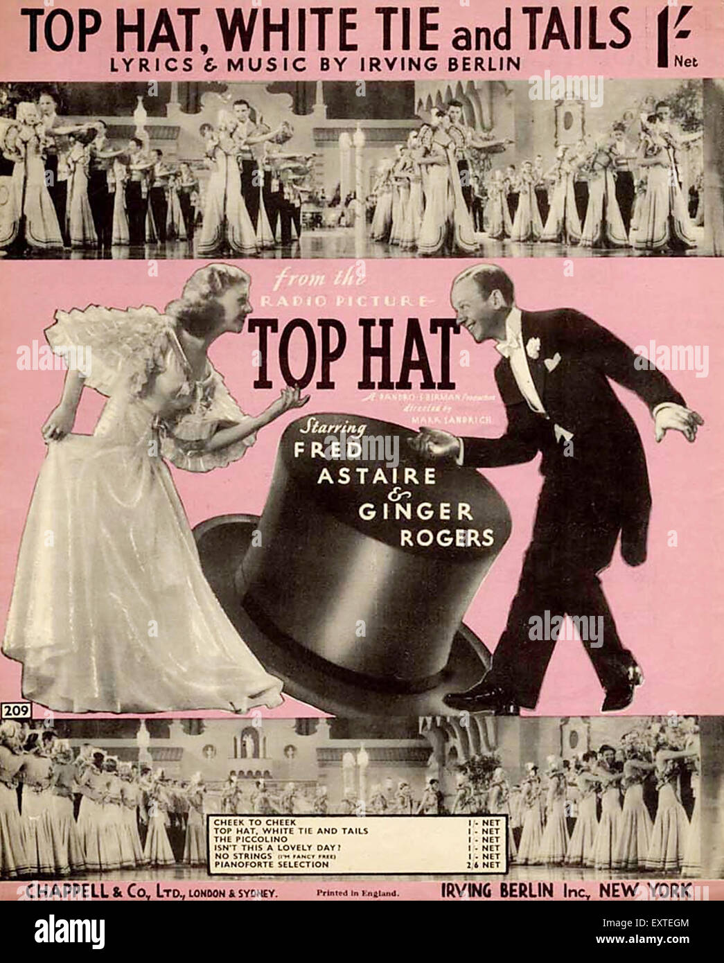 Top hat 1935 fred astaire Banque de photographies et d’images à haute résolution - Alamy