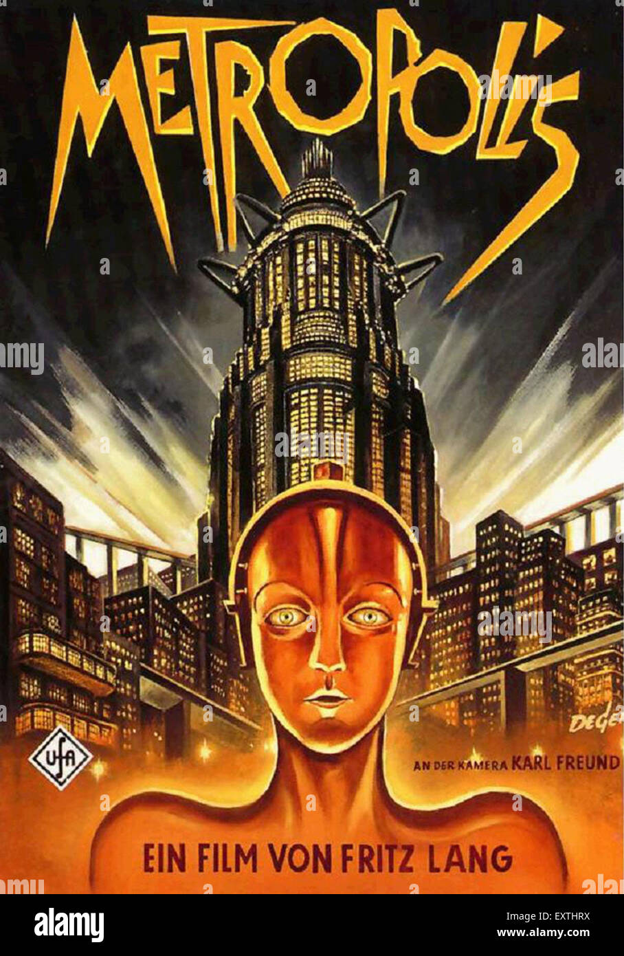Affiche du film metropolis Banque de photographies et d’images à haute ...