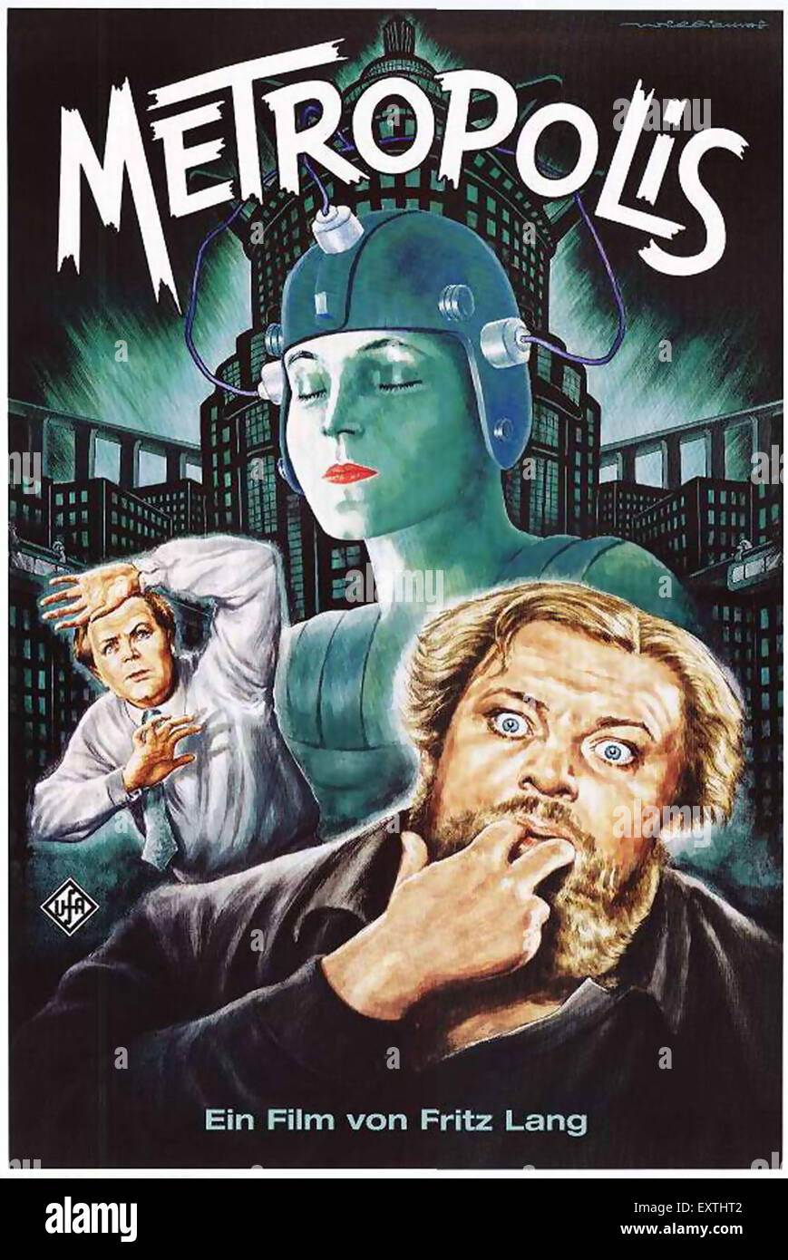 Metropolis film poster 1927 Banque de photographies et d’images à haute résolution - Alamy