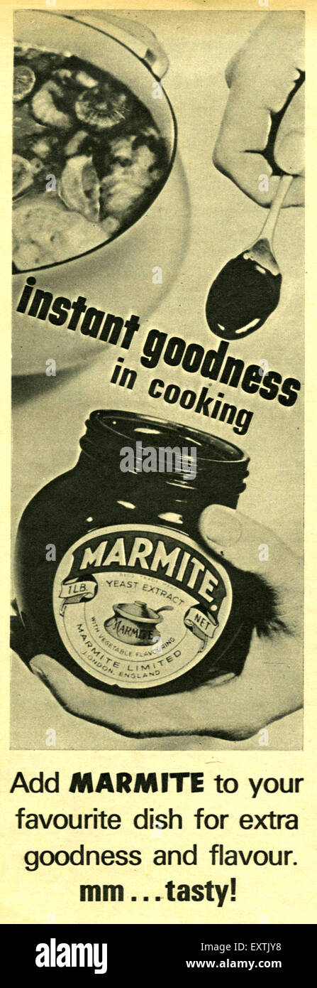 Marmite advert Banque de photographies et d’images à haute résolution ...