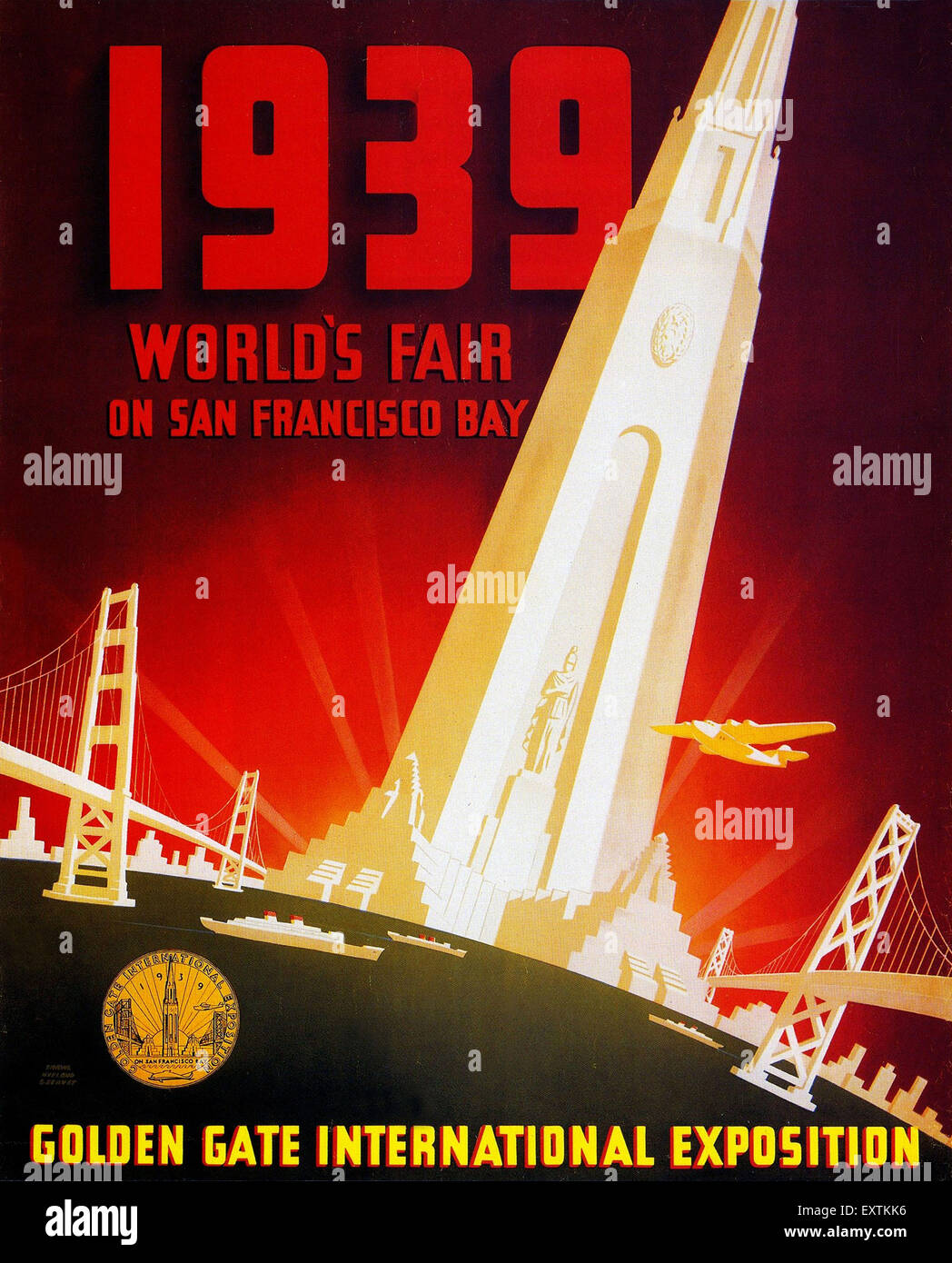 1930 USA World's Fair Poster Photo Stock - Alamy
