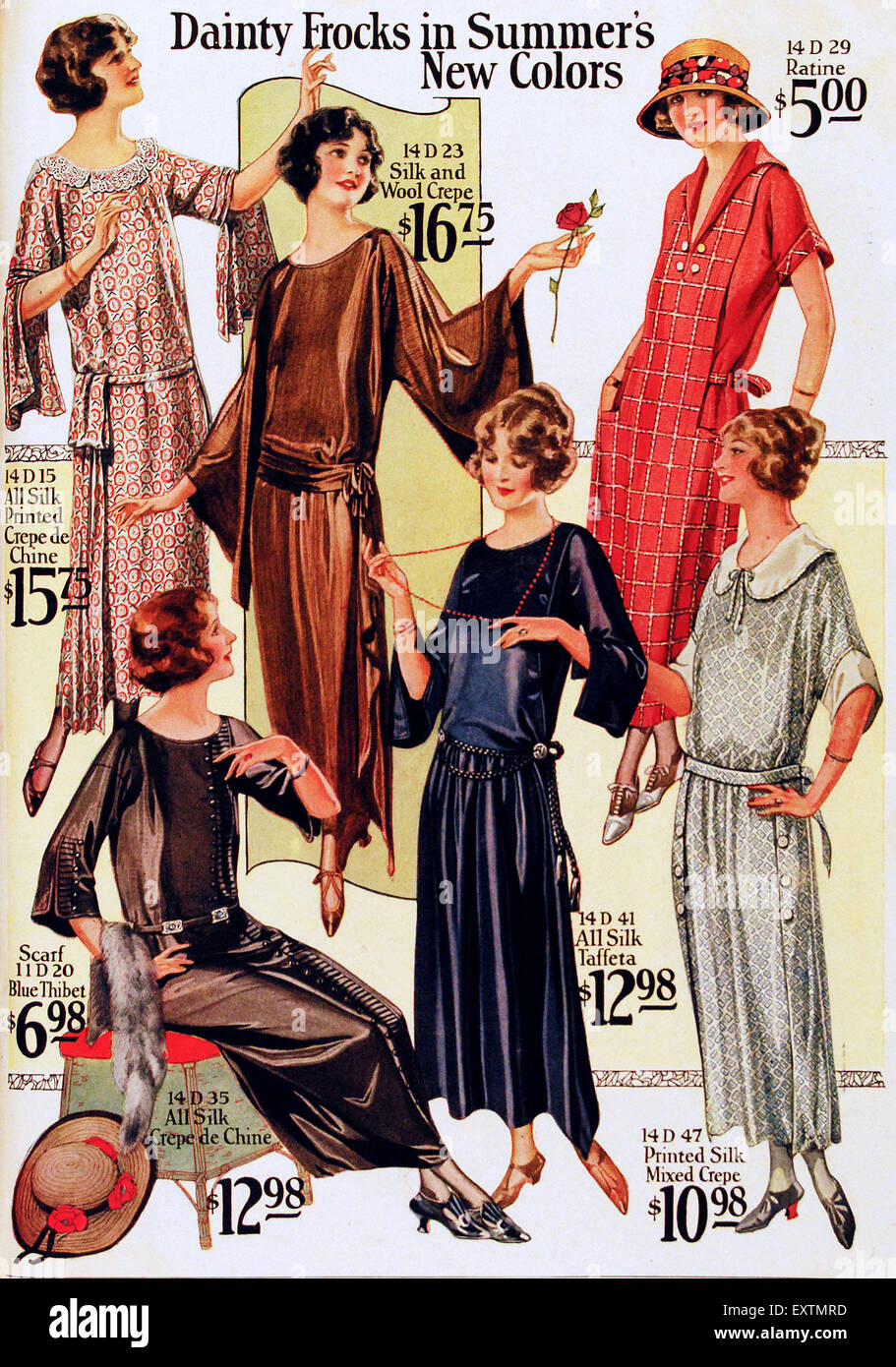 Womens fashion 1920s Banque de photographies et d’images à haute ...