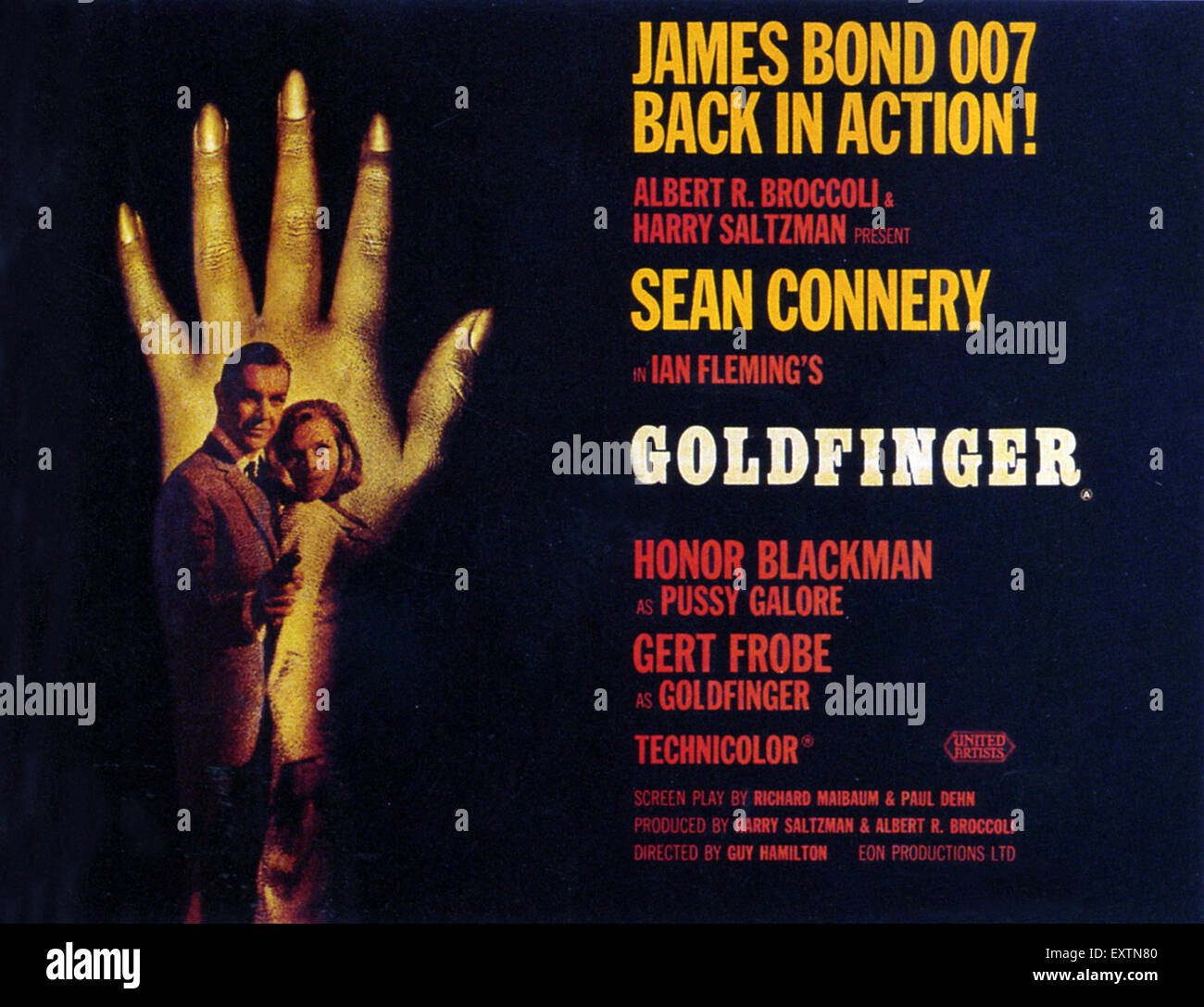 Goldfinger poster Banque de photographies et d’images à haute résolution - Alamy