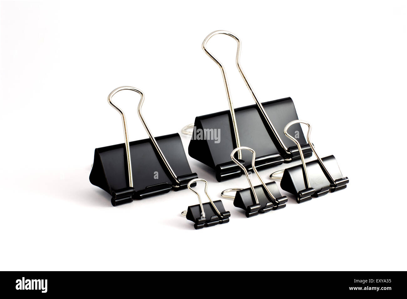 Différentes tailles de pince-notes Photo Stock - Alamy