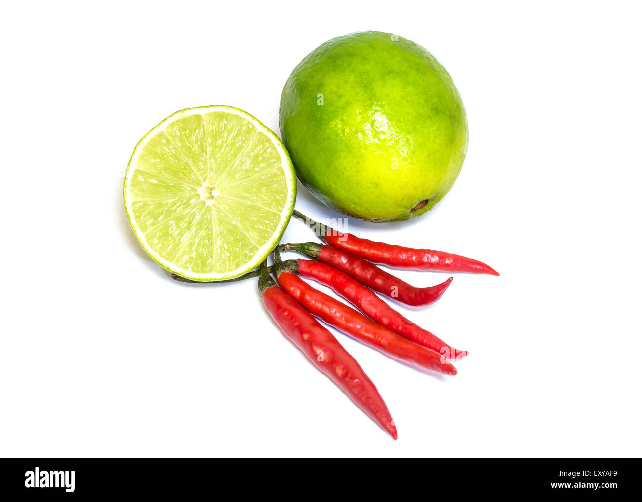 Sur feuille de piment Banque d'images détourées - Alamy