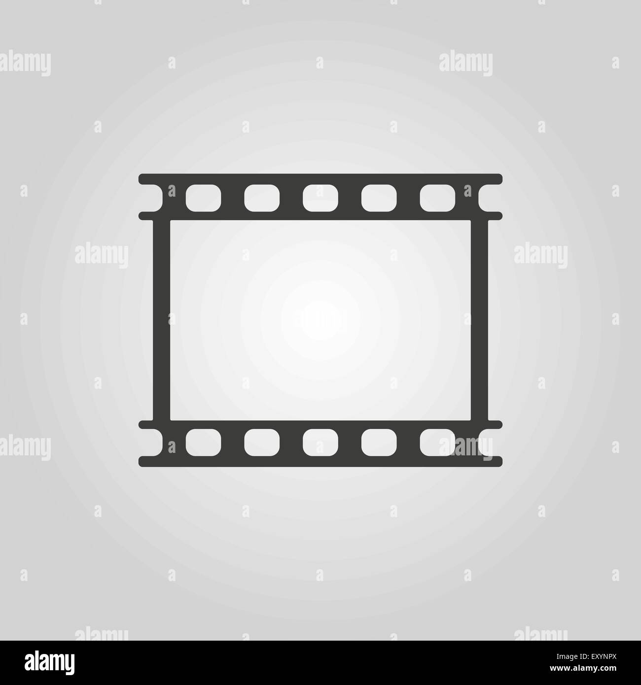 L'icône film. Symbole du film. Télévision Image Vectorielle Stock - Alamy