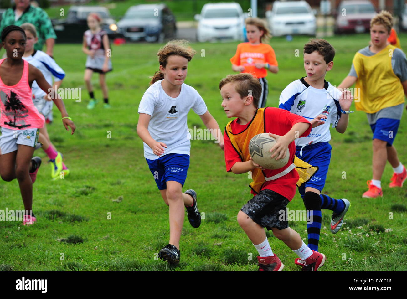 Jeunesse Sports rugby joué aux USA en Virginie - enfants 9 10 11 12 ...
