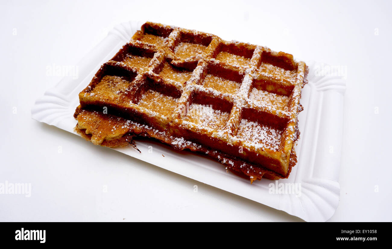 Gaufre cuite au four Banque de photographies et d’images à haute ...