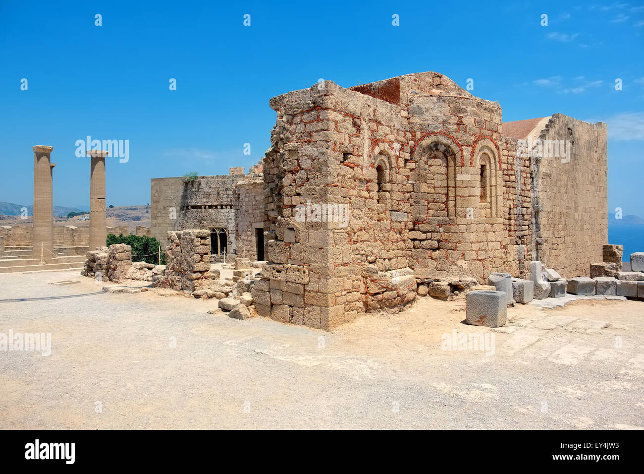 Fort de lindos Banque de photographies et d’images à haute résolution ...