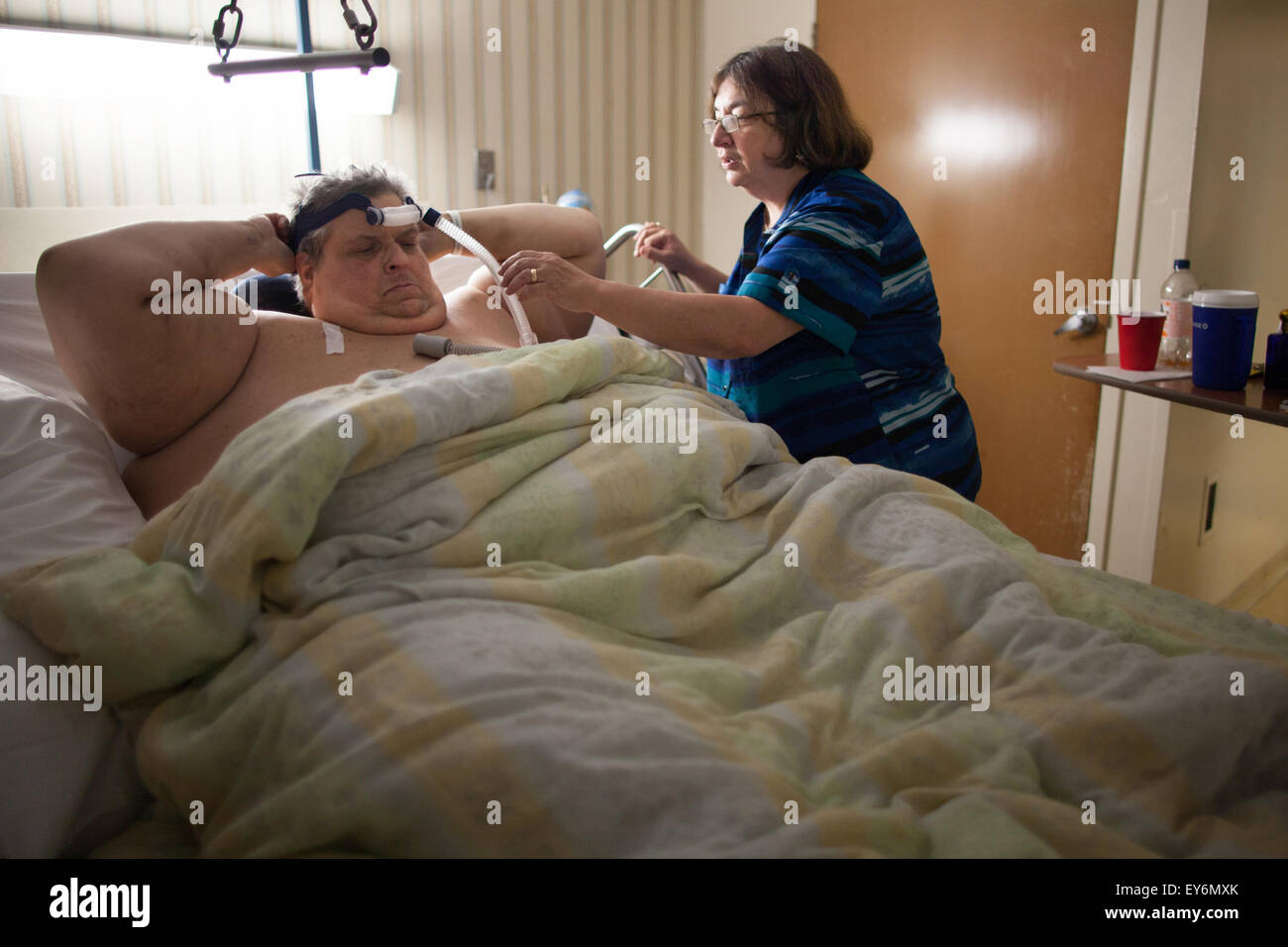 Grande personne dans oxygène Banque de photographies et d’images à ...