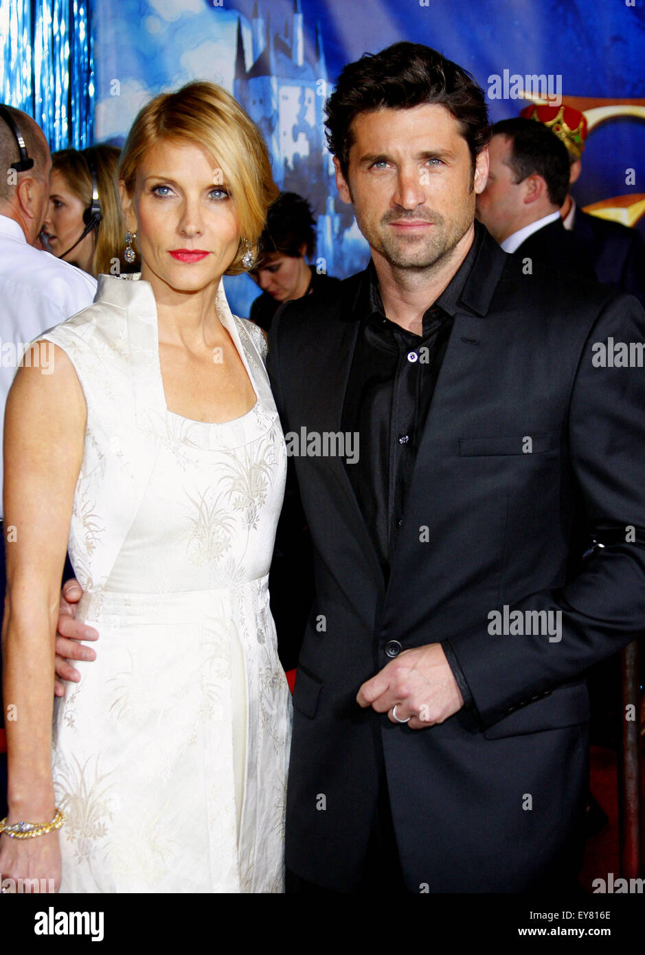 Patrick Dempsey et sa femme Jill Fink assister à la première mondiale ...