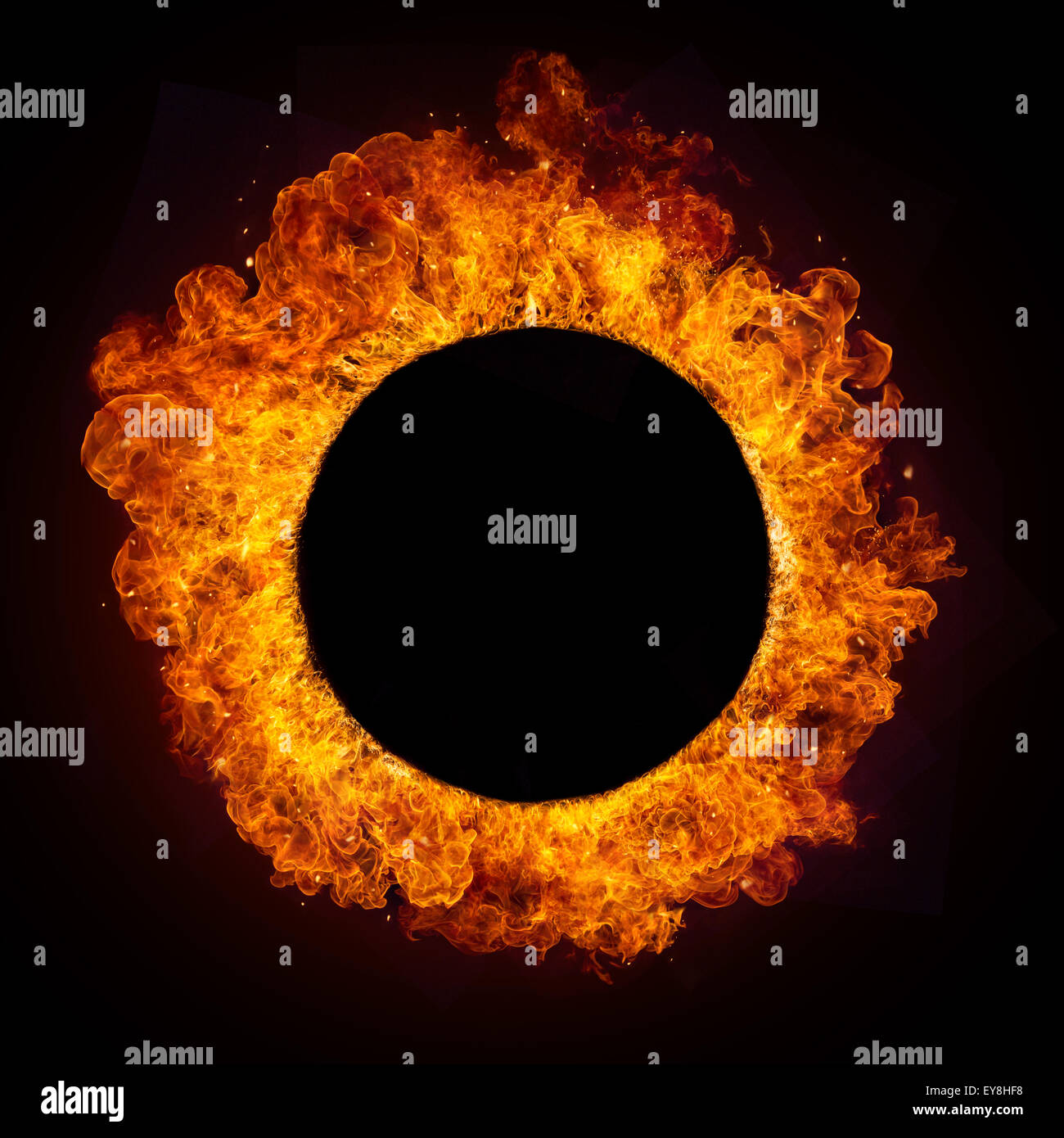 Flamme ronde Banque de photographies et d’images à haute résolution - Alamy