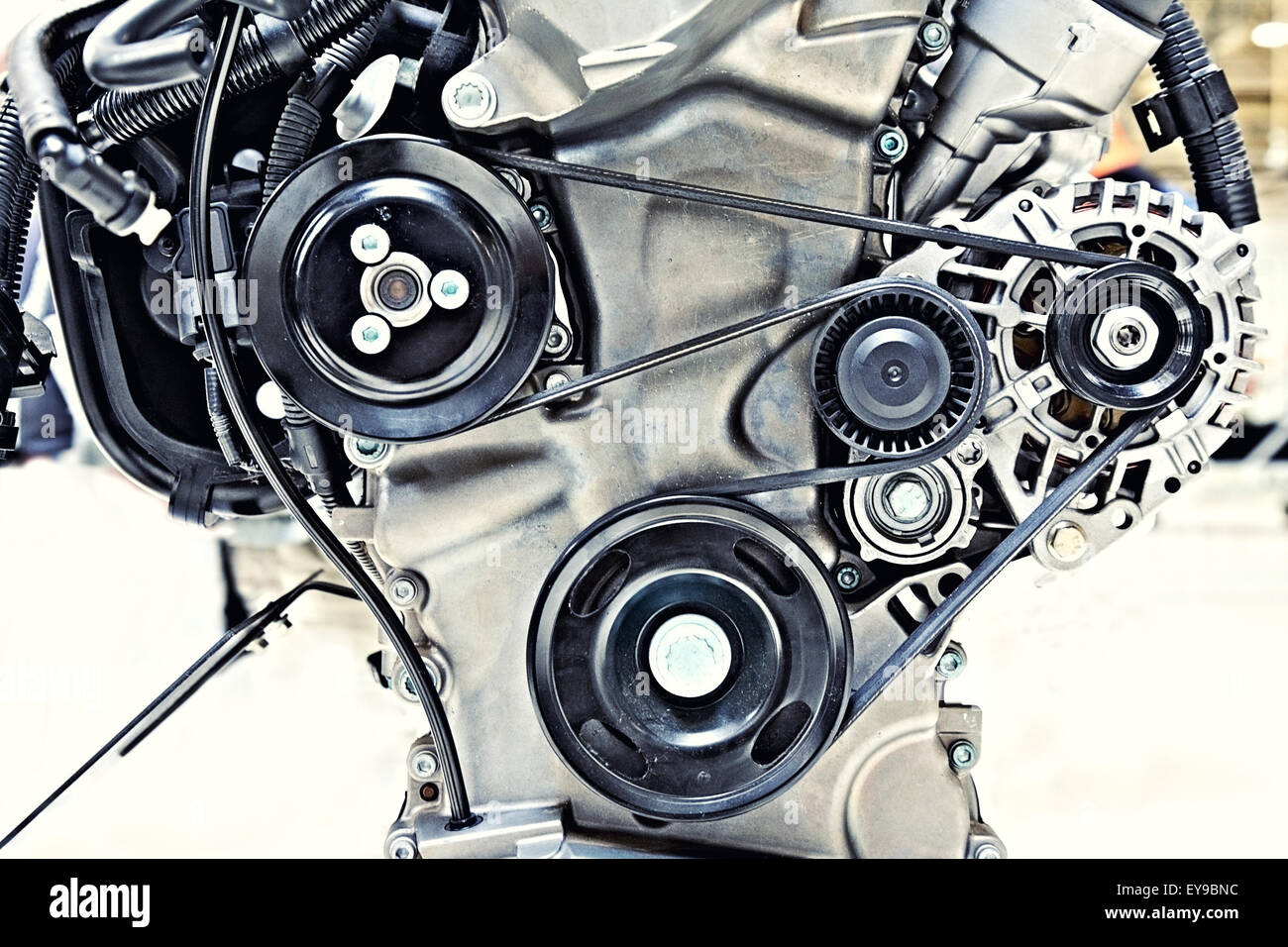 Belt drive mechanism Banque de photographies et d’images à haute ...